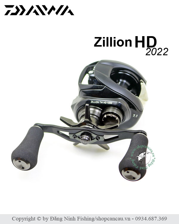 Máy câu ngang Daiwa Zillion TW HD - 2022 - Made in Japan
